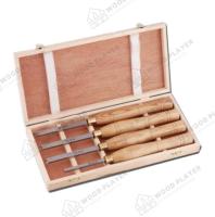 China 4pcs Captive Ring Chisel Set HSS Blade 128mm Domestic Ashtree Handle Wood Carving Tool for sale