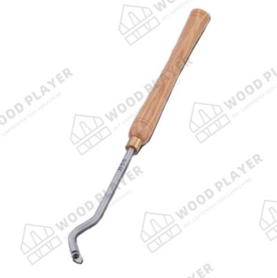 China Wood Lathe Chisel Chrome Vanadium Steel Blade 10x210mm 300mm Handle Woodworking Tool for sale