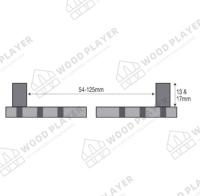 China Pneumatic Woodwork WPLA-3.75Z-FJ5 5'' Flat Jaws OEM for sale