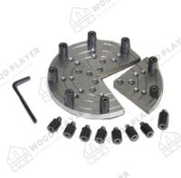 China Pneumatic Woodwork WPLA-3.75Z-FJ5 5'' Flat Jaws OEM for sale
