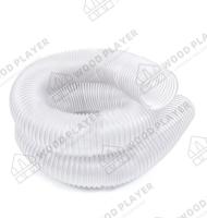 China Woodworking Machine Parts 4x20 ft Clear PVC Dust Collection Hose 0.5mm Thickness for sale