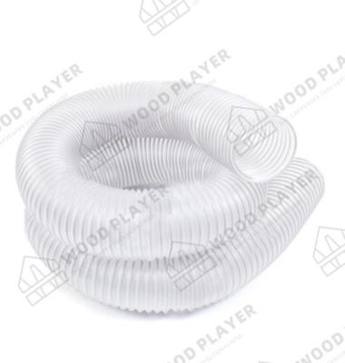 China Woodworking Machine Parts 4x20 ft Clear PVC Dust Collection Hose 0.5mm Thickness for sale