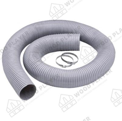 China Woodworking Machine Parts 4 Inch Dust Hose 2.5M with 2 Hose Clamps WPEA-4-2.5 for sale
