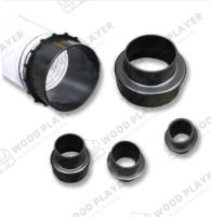 China Woodworking Machine Parts 5PCS Reducing Adaptor Set 100mm to 35mm Dust Collection for sale