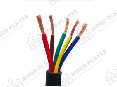 China WPPW-RVV 5/2.5 Woodworking Machine Power Cable 13.1mm Diameter Flexible Durable for sale