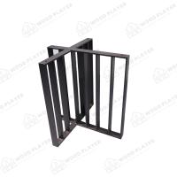 China Solid Wood Simple Wrought Iron Coffee Table Legs Nordic Loft Industrial Style for sale