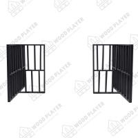 China Industrial Metal Hairpin Legs 40x60x73mm Heavy Duty Table Legs for Furniture for sale