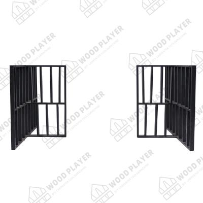 China Industrial Metal Hairpin Legs 40x60x73mm Heavy Duty Table Legs for Furniture for sale