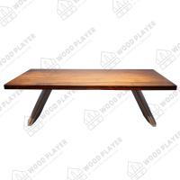 China Black Brushed Powder Coating Wrought Cast Iron Square Desk Leg 710mm Height Industrial Bench Frame for sale