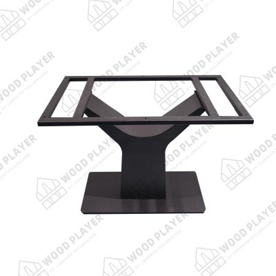 China Wrought Iron Patio Metal Bench Legs 110x61x73cm OEM ODM Custom for sale