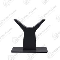 China Wrought Iron Patio Metal Bench Legs 110x61x73cm OEM ODM Custom for sale