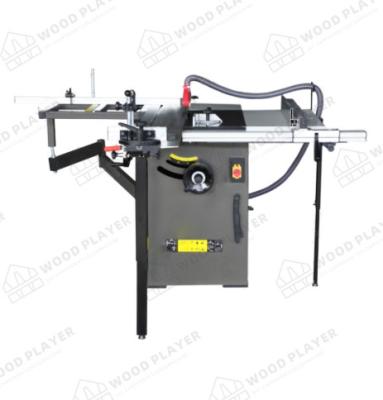 China 1600mm Sliding Table Saw 2000W Woodworking Circular Saw Bench with Cast Iron Table for sale