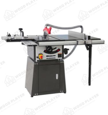 China 10 Inch Woodworking Table Saw Machine 1500W 250mm Blade Sliding Table for sale