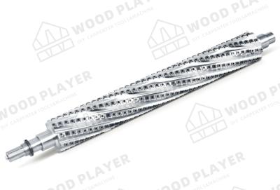 China Large Slope Arc Double Positioning Spiral Cutter Shaft 15x15x2.5mm R150 Carbide Milling Cutter for sale