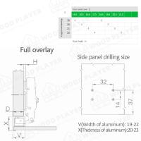 China EN15570 Fix On Soft Closing Door Hinge Hydraulic Dampening 35mm Cup 100° Opening for sale