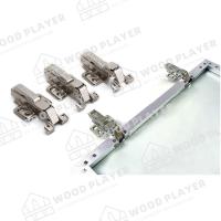China EN15570 Fix On Soft Closing Door Hinge Hydraulic Dampening 35mm Cup 100° Opening for sale