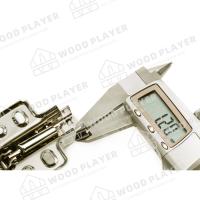China EN15570 Fix On Soft Closing Door Hinge Hydraulic Dampening 35mm Cup 100° Opening for sale