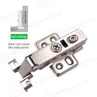 China EN15570 Fix On Soft Closing Door Hinge Hydraulic Dampening 35mm Cup 100° Opening for sale