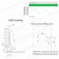 China 100 Degree Soft Close Clip On Hydraulic Concealed Hinges 28mm Cup Furniture Hardware for sale