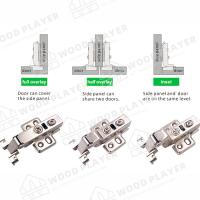 China 100 Degree Soft Close Clip On Hydraulic Concealed Hinges 28mm Cup Furniture Hardware for sale