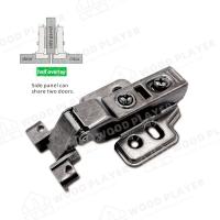 China CE 19-22mm Width Cabinet Concealed Hinges Soft Close Hydraulic Hinge for Aluminum Frame Door for sale