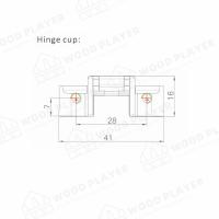 China CE 19-22mm Width Cabinet Concealed Hinges Soft Close Hydraulic Hinge for Aluminum Frame Door for sale