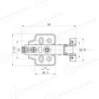 China OEM Soft Close Clip On Door Concealed Hinge 28mm Cup 100 Degree Furniture Hardware for sale