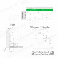China OEM Soft Close Clip On Door Concealed Hinge 28mm Cup 100 Degree Furniture Hardware for sale