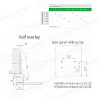 China Zinc Alloy Clip On Soft Close Hinge for Kitchen Cabinets 100 Degree Opening for sale