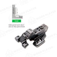 China 22-28mm Thick Aluminum Frame Soft Close Hydraulic Hinge 100 Degree Clip-on Cabinet Hinge for sale