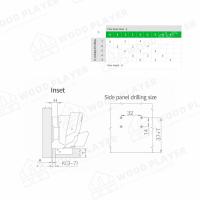 China Soft Close Hydraulic 165 Degree Cabinet Hinge 35mm Cup Nickel Plated for sale