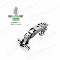 China Soft Close Hydraulic 165 Degree Cabinet Hinge 35mm Cup Nickel Plated for sale