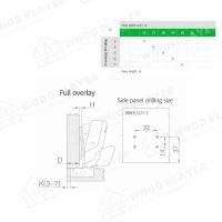 China 165 Degree Soft Close Kitchen Cabinet Hinge 35mm Cup Nickel Plated Furniture Hardware for sale
