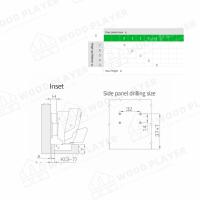 China 165 Degree Soft Close Kitchen Cabinet Hinge 35mm Cup Nickel Plated Furniture Hardware for sale