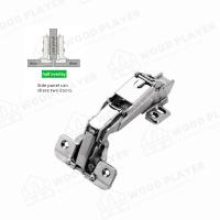 China 165 Degree Soft Close Kitchen Cabinet Hinge 35mm Cup Nickel Plated Furniture Hardware for sale