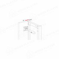 China 270 Degree Soft Close Pivot Hinge for Cabinet Doors 35mm Door Thickness Zinc Alloy for sale