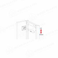 China 270 Degree Soft Close Pivot Hinge for Cabinet Doors 35mm Door Thickness Zinc Alloy for sale