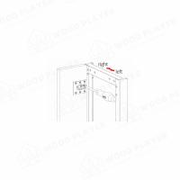China 270 Degree Soft Close Pivot Hinge for Cabinet Doors 35mm Door Thickness Zinc Alloy for sale