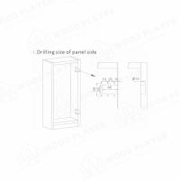 China 270 Degree Soft Close Pivot Hinge for Cabinet Doors 35mm Door Thickness Zinc Alloy for sale