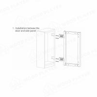 China 270 Degree Soft Close Pivot Hinge for Cabinet Doors 35mm Door Thickness Zinc Alloy for sale