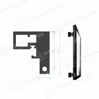 China 270 Degree Soft Close Pivot Hinge for Cabinet Doors 35mm Door Thickness Zinc Alloy for sale