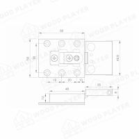 China 270 Degree Soft Close Pivot Hinge for Cabinet Doors 35mm Door Thickness Zinc Alloy for sale