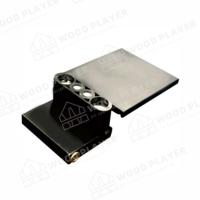 China 270 Degree Soft Close Pivot Hinge for Cabinet Doors 35mm Door Thickness Zinc Alloy for sale