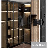 China 270 Degree Soft Close Pivot Hinge for Cabinet Doors 35mm Door Thickness Zinc Alloy for sale