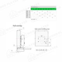 China Nickel Plated 11.3mm Depth Soft Close Hidden Cabinet Hinge 35mm Cup Furniture Hardware for sale