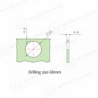 China Nickel Plated 11.3mm Depth Soft Close Hidden Cabinet Hinge 35mm Cup Furniture Hardware for sale
