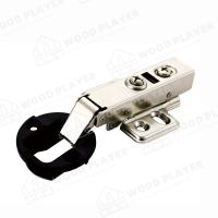 China Nickel Plated 11.3mm Depth Soft Close Hidden Cabinet Hinge 35mm Cup Furniture Hardware for sale