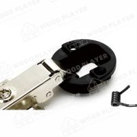 China Nickel Plated 11.3mm Depth Soft Close Hidden Cabinet Hinge 35mm Cup Furniture Hardware for sale