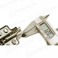 China Nickel Plated 11.3mm Depth Soft Close Hidden Cabinet Hinge 35mm Cup Furniture Hardware for sale