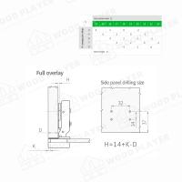 China 3D Adjustable Soft Close Cabinet Door Hinge 35mm Cup Hydraulic Damping Hinge for sale